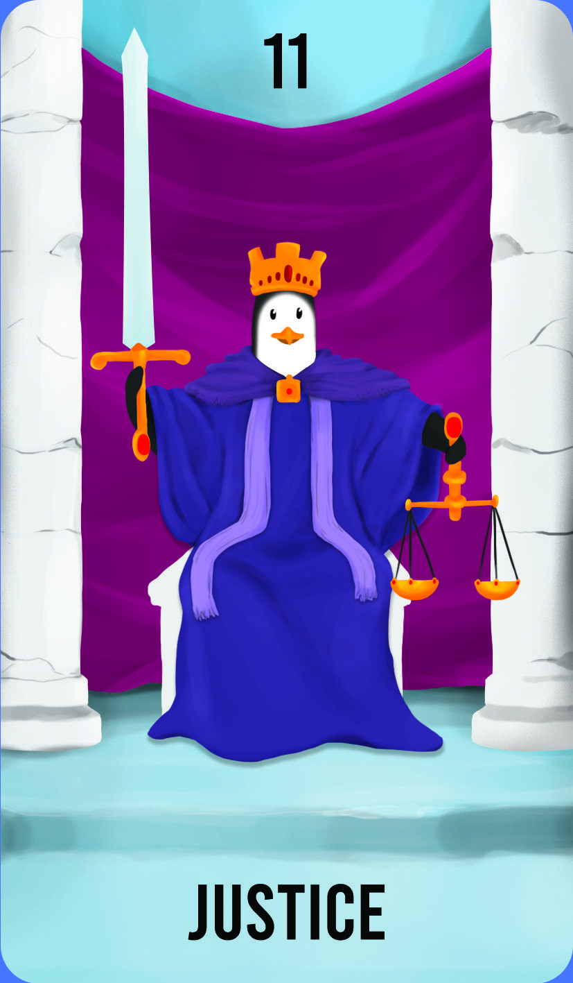 The Major Arcana of the Tarot - Justice - Miriam Reads Tarot
