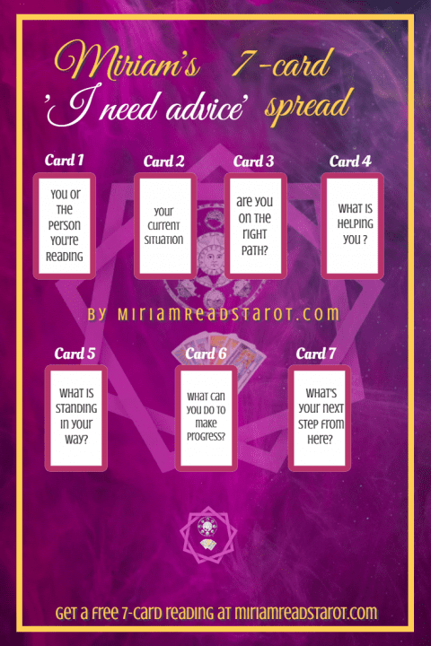 Online 7 Card Tarots Reading for Beginners - Miriam Reads Tarot